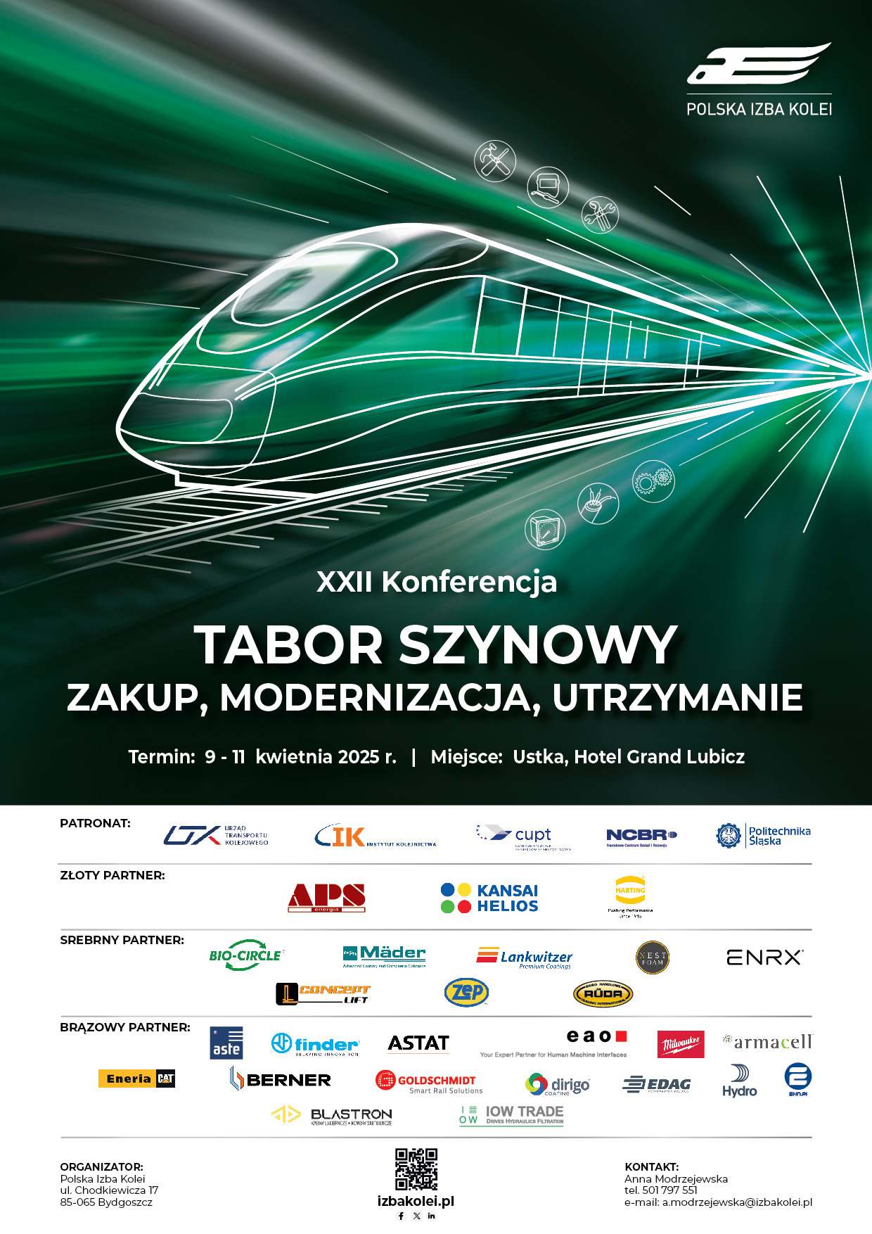 XXII Konferencja "TABOR SZYNOWY- ZAKUP, MODERNIZACJA, UTRZYMANIE" - Polska Izba Kolei